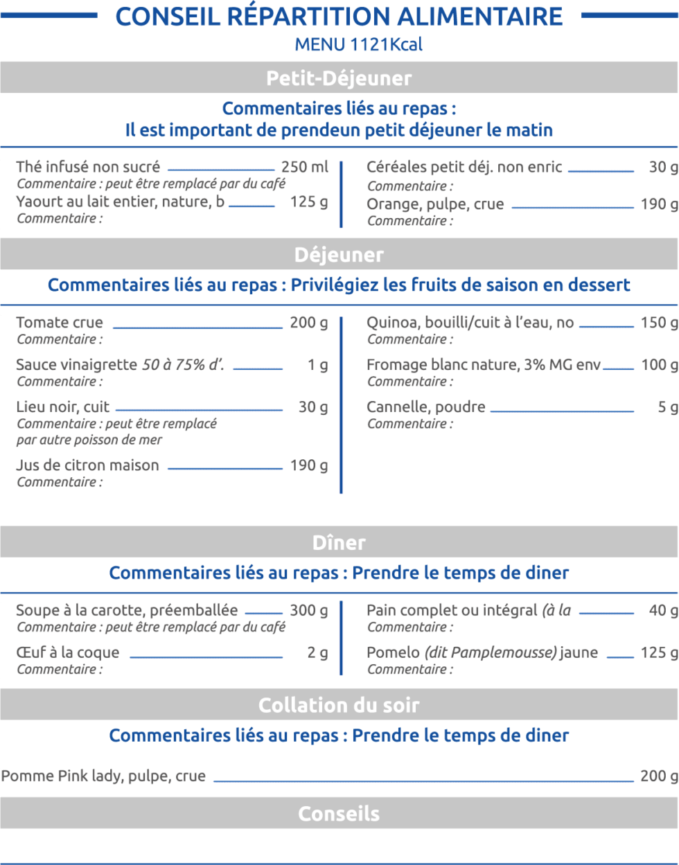 GENI - Logiciel médical de suivi diététique - BOW Medical
